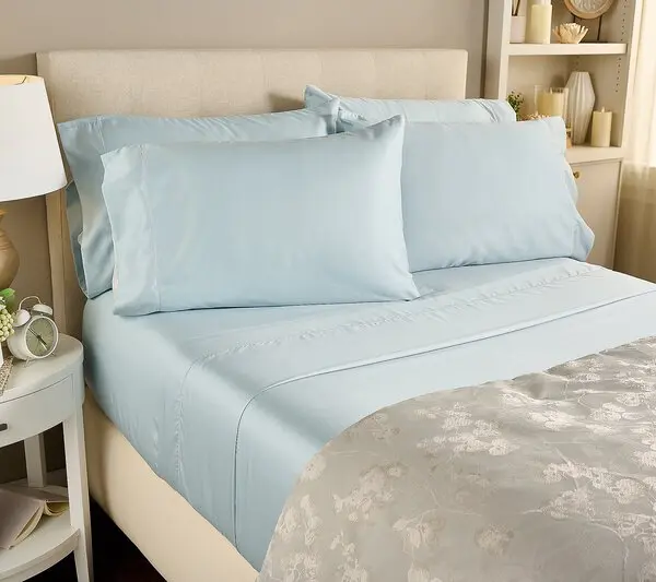 NORTHERN NIGHTS As Is 400tc Cotton Tencel Sheet Set- Full