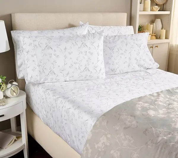 NORTHERN NIGHTS As Is 400tc Cotton Tencel Sheet Set-queen
