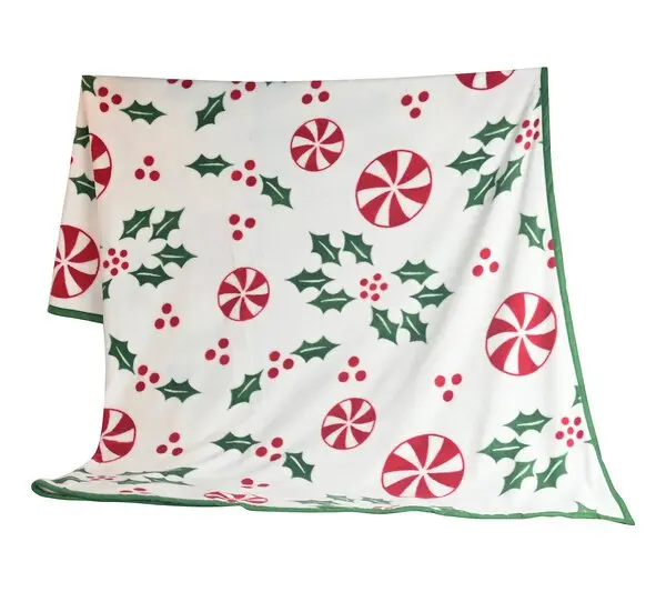 TEMP-TATIONS 60' X 70' Printed Fleece Throw