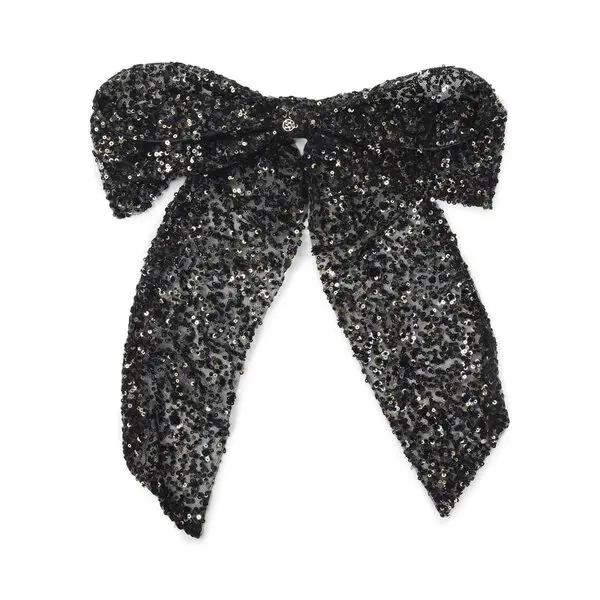 MAISON MICHEL Wendy Hair Clip - Black