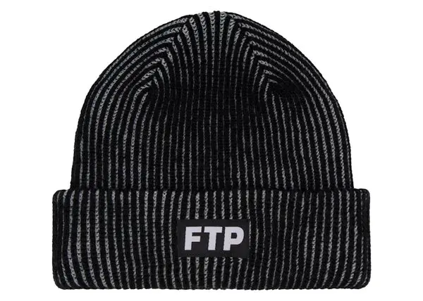 FTP 2tone Logo Beanie - Black