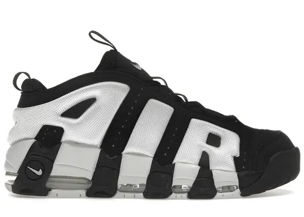 Nike Air More Uptempo Low - Black/metallic Silver/photon Dust