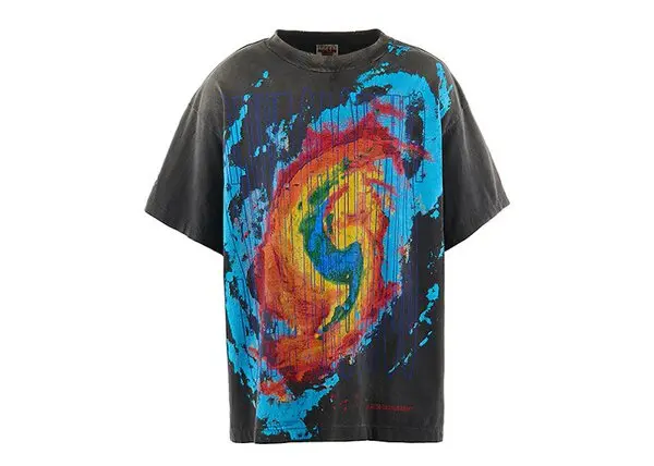 SAINT MICHAEL X Cactus Plant Flea Market Angry Lv Gd Tee Shirt