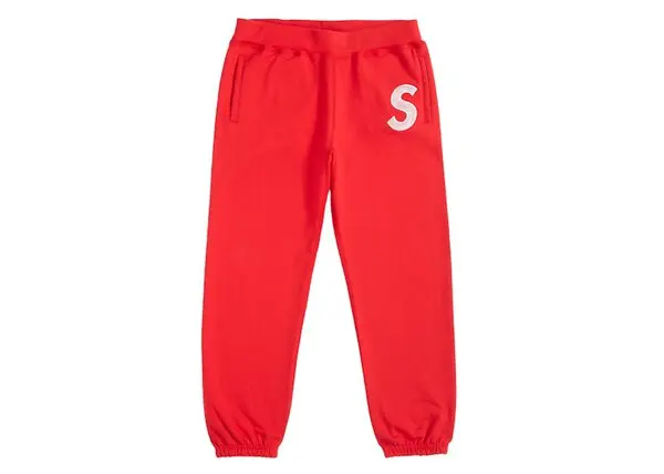 Supreme Logo Sweatpant - Red | Editorialist
