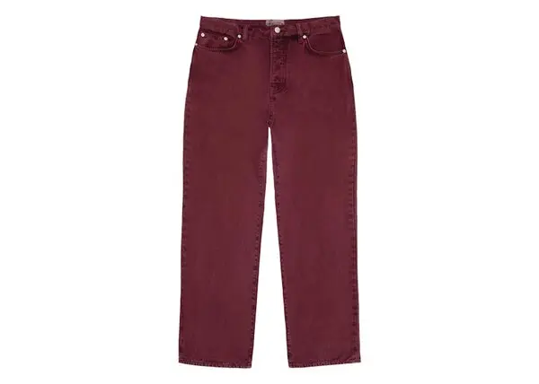 StÜssy Washed Canvas Classic Jean - Wine