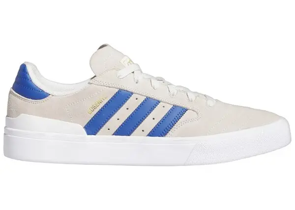 Adidas Busenitz Vulc Ii Sneakers - Crystal White/royal Blue/gold Metallic