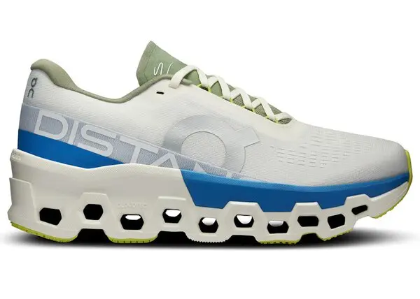 On Cloudmonster 2 Distancein Sneakers - White/lapis