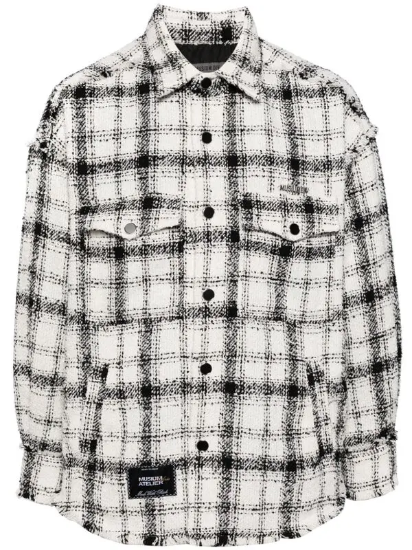MUSIUM DIV. Checked Shirt Jacket