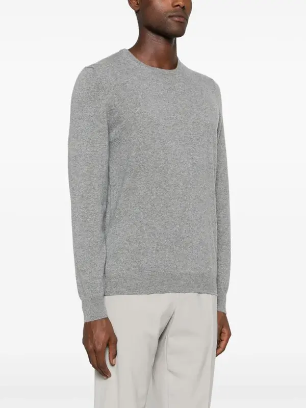 Fedeli Mélange-effect Sweater - Grey