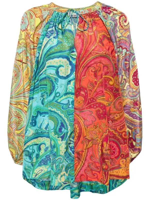 ALEMAIS Ceto Spliced Blouse