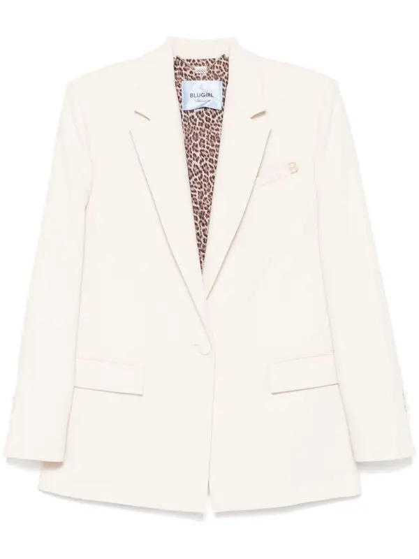 BLUGIRL Logo-plaque Blazer