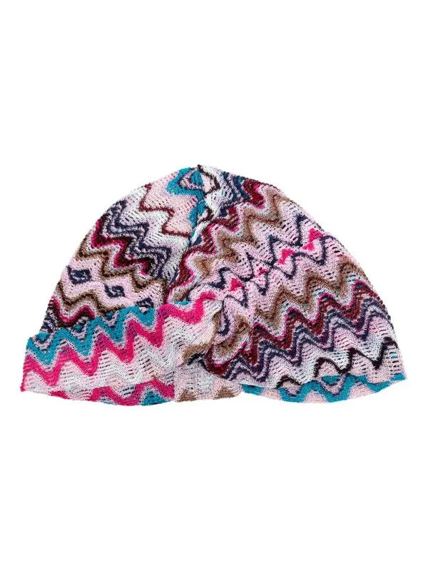 Missoni Zig Zag Turban - Pink | Editorialist display picture 2