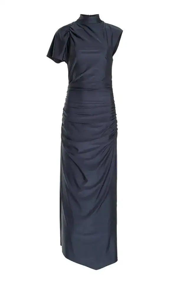 De La Vali Canzonet Midi Dress - Grey | Editorialist
