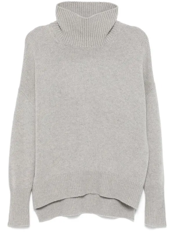 LISA YANG Heidi Cashmere Sweater - Grey