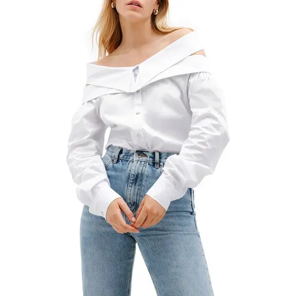MARCELLA Vesper Off-the-shoulder Shirt