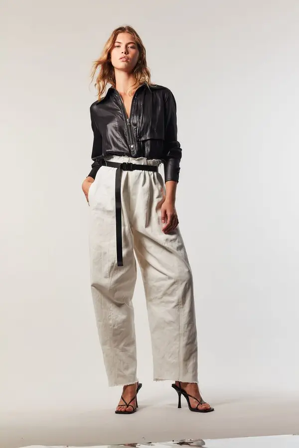 Yigal Azrouël Belted Fisherman Pant