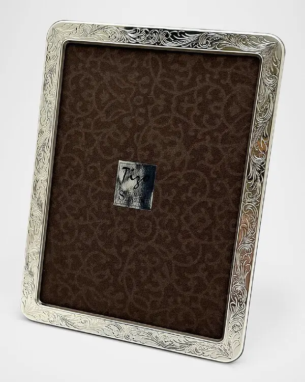 TIZO Sterling Rounded Engraved Frame, 8" X 10