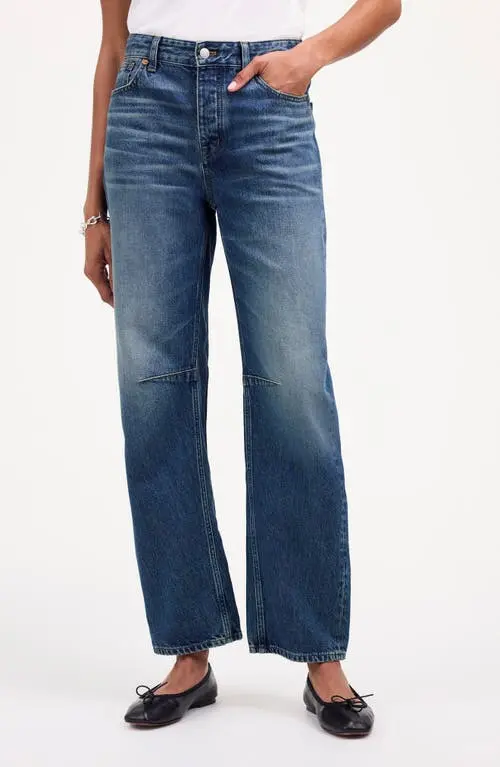 Madewell Darted Barrel Leg Jeans - Irmo Wash