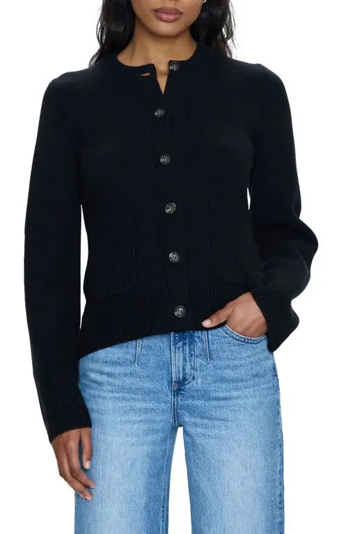PISTOLA Dani Patch Pocket Cardigan - Noir