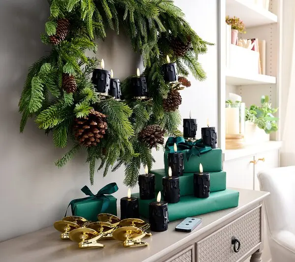 COZY COTTAGE BY LIZ MARIE Set Of 12 Led Taper Tree Candles