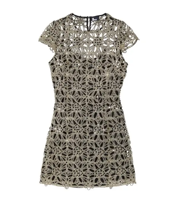 the kooples gold dress Buy The Kooples Women Textured Midi Party Dress, Yellow Online