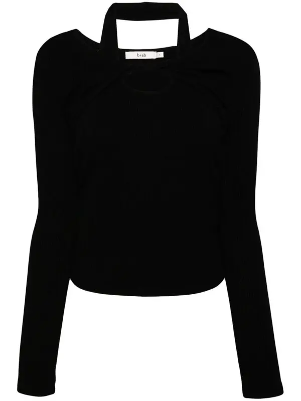 B+AB Twist Front Top - Black