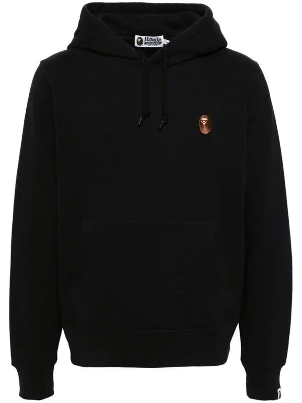 A BATHING APE® Logo-patch Hoodie