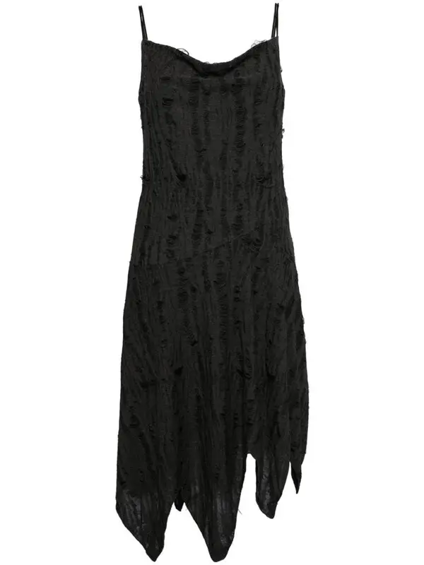TOUT A COUP Asymmetric Midi Dress