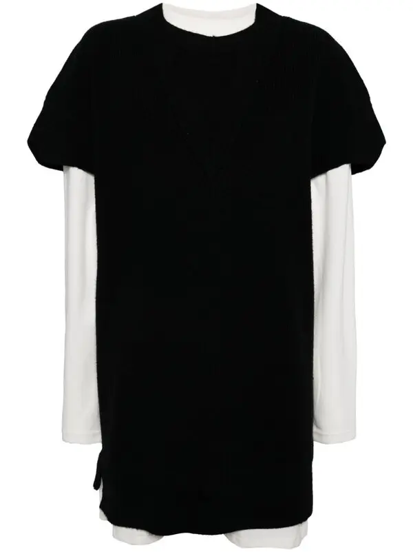 TOUT A COUP V-neck Jumper Set - Black