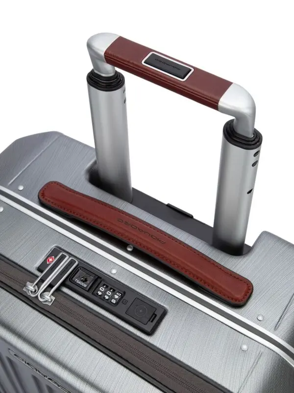 PIQUADRO Four Wheeled Computer Briefcase Luggage