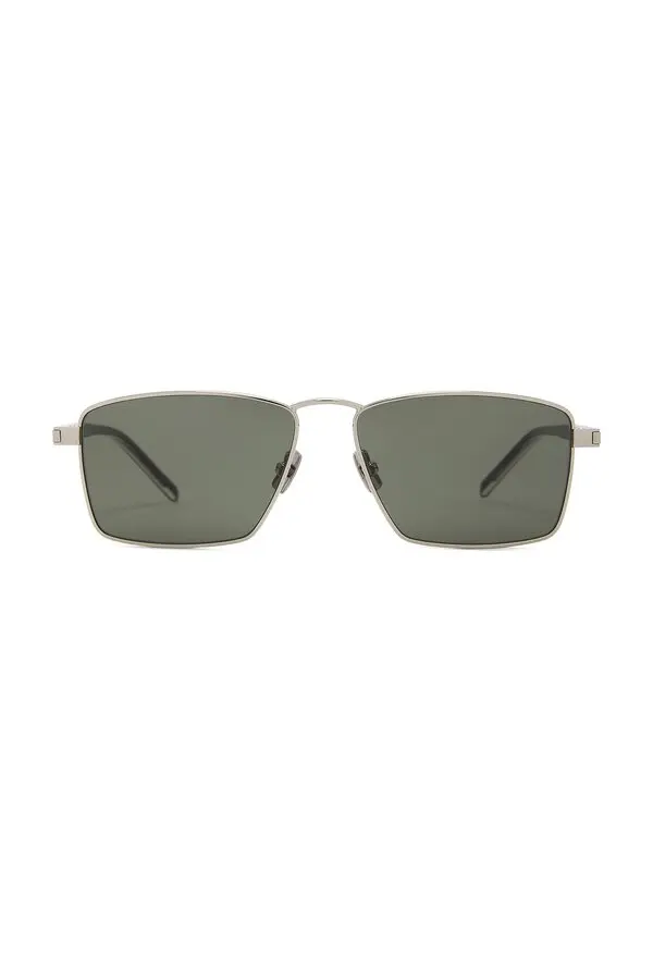 Saint Laurent Metallic Square Sunglasses