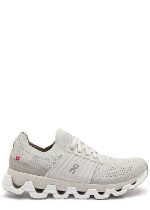On Cloudswift 3 Mesh-knit Sneakers - Grey