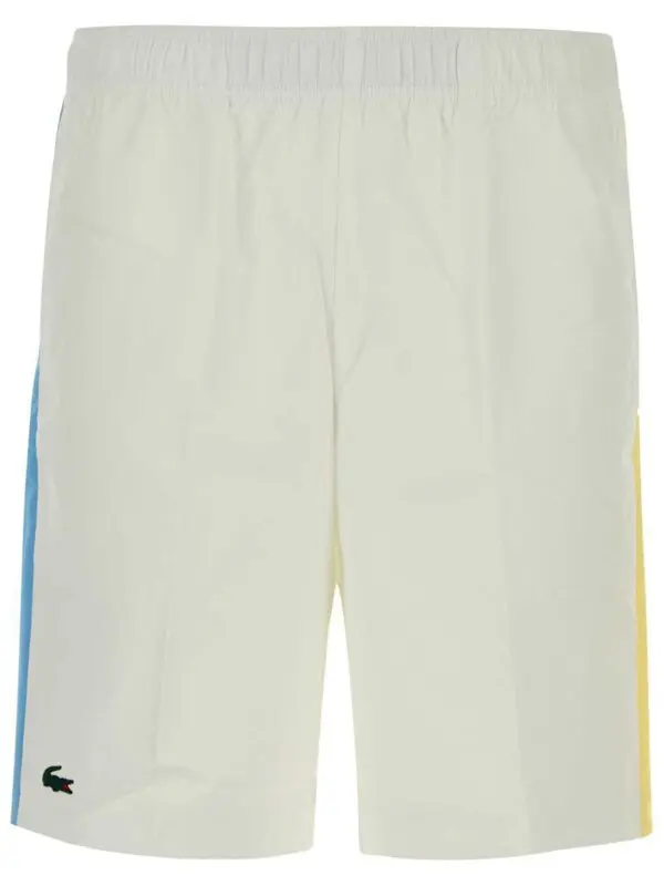 Lacoste Lightweight Bermuda Shorts - White