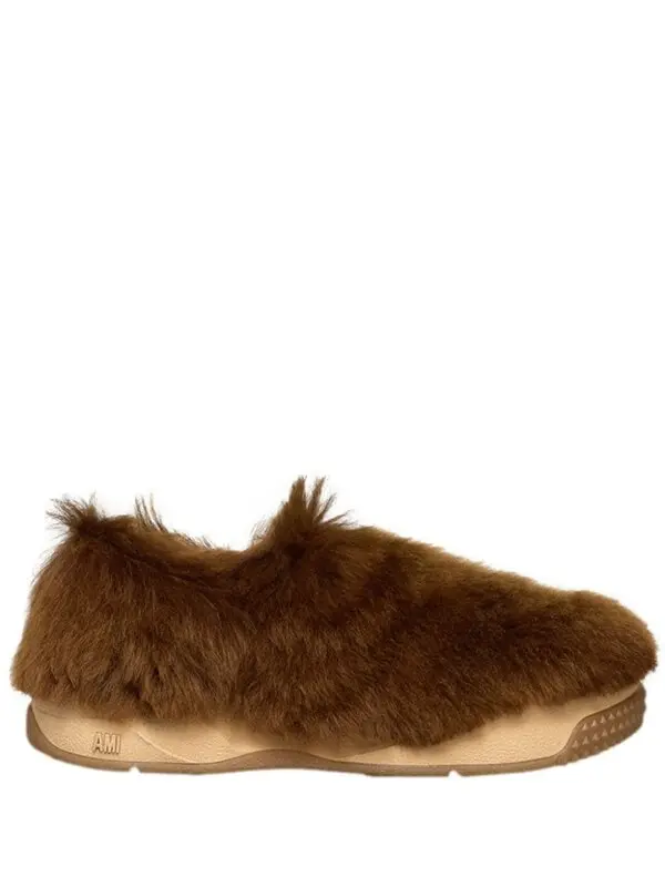 Ami Long Hairs 1509 Mule Sneakers - Brown