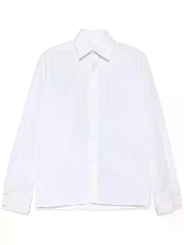 Saint Laurent Cassandre-embroidered Shirt