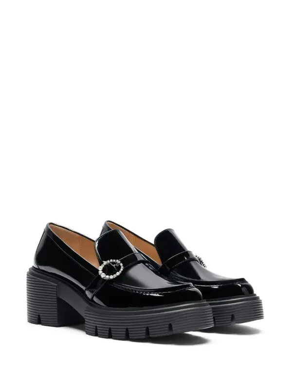 STUART WEITZMAN 60mm Leather Loafers