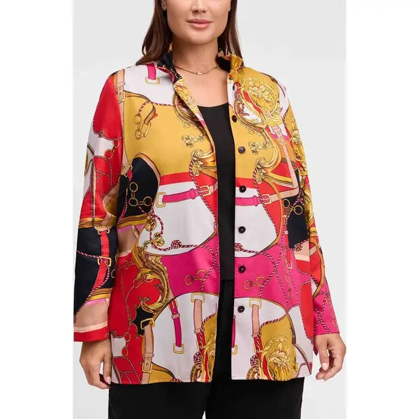 Foxcroft Carolina Cotton Sateen Button-up Shirt