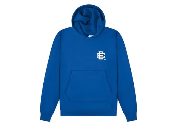 ERIC EMANUEL Basic Hoodie - Blue/white