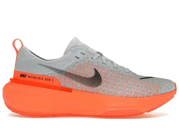Nike Zoomx Invincible Run 3 Sneakers - Pure Platinum/cool Grey/hyper Crimson