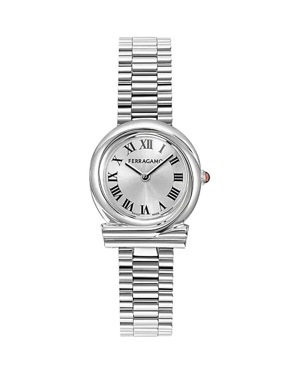 FERRAGAMO Gancini Twisted Watch, 28mm