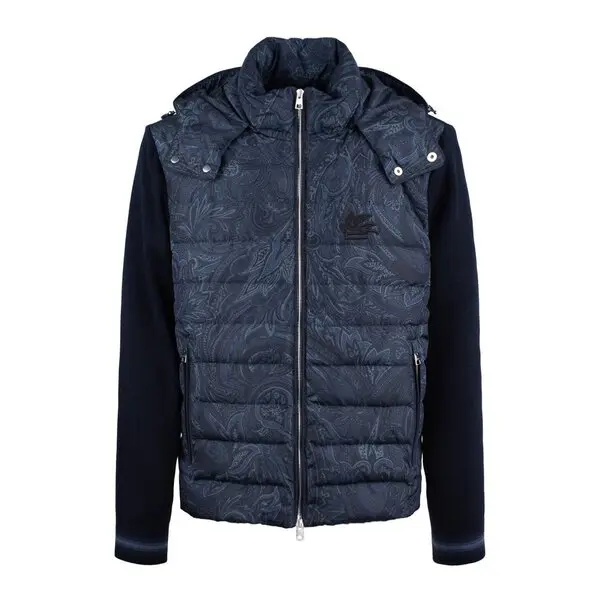 Etro Down Jacket With Paisley Print