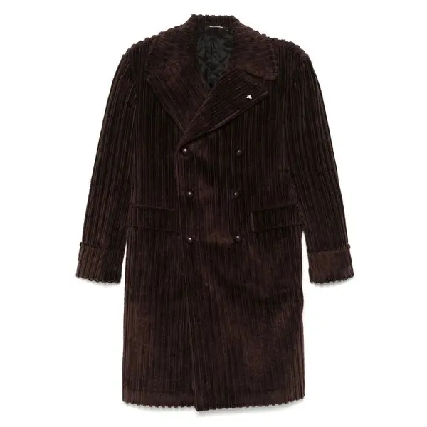 Tagliatore Double-breasted Tailored Coat - Brown
