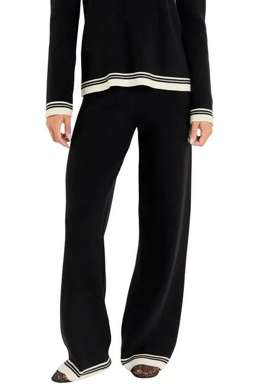 English Factory Contrast Stripe Knit Pants