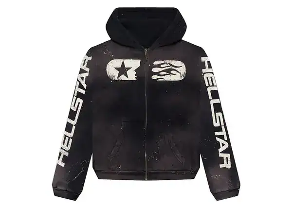 Hellstar Studios Zip Hoodie - Black | Editorialist