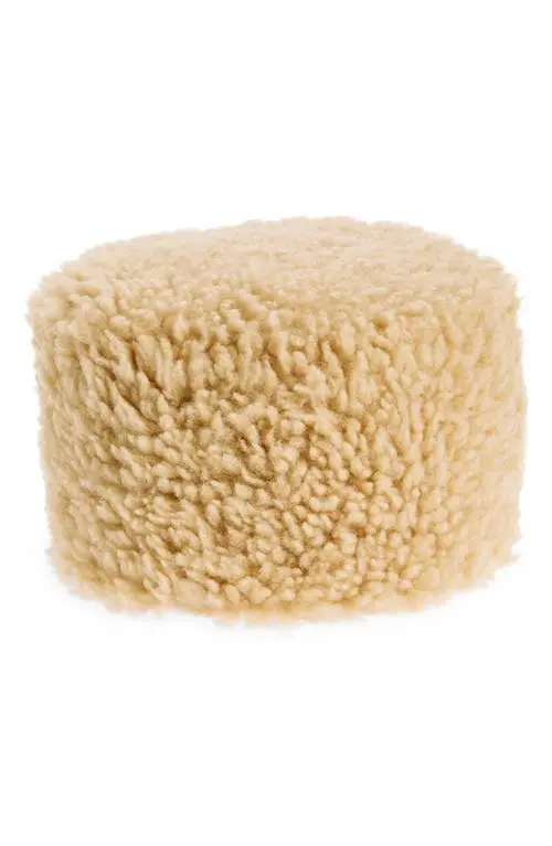 TOTÊME Genuine Shearling Pillbox Hat
