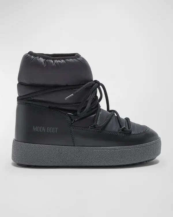 Moon Boot Track Lace-up Snow Boots - Black