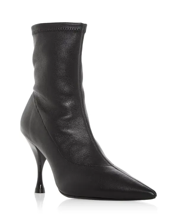 Larroude Mini Georgia Pointed Toe Booties