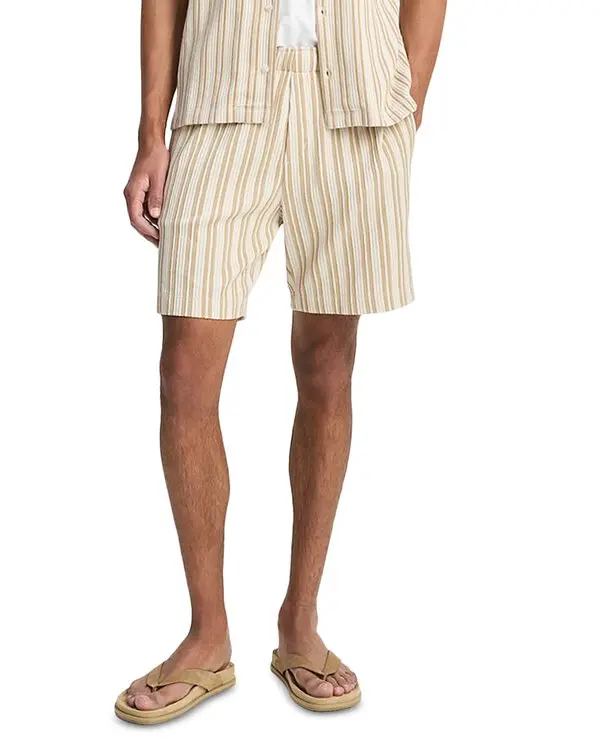 Vince Jacquard Striped 7.5 Shorts - Terrapin Combo