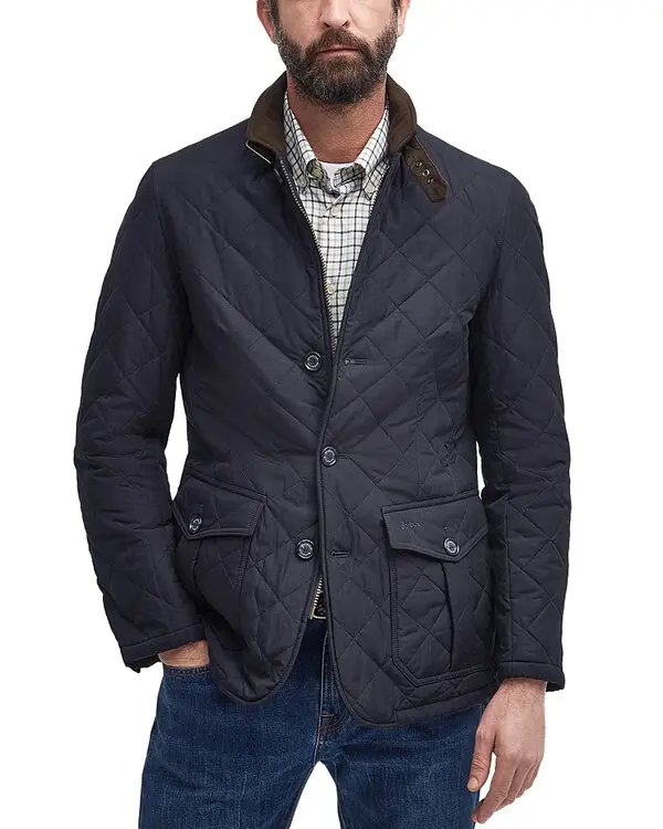 Barbour Lutz Quilted Jacket - Navy