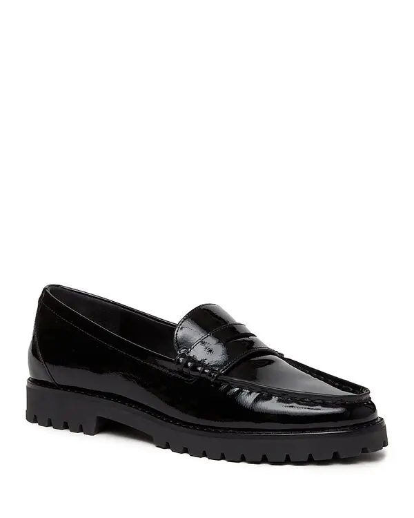 Paige Ellis Flats - Black Patent